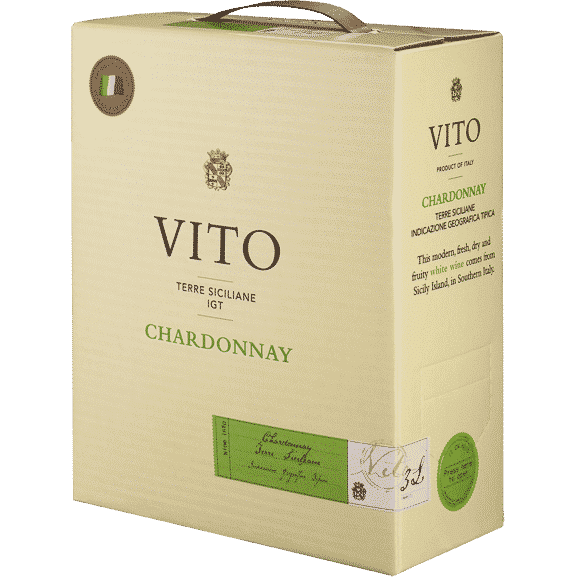 Chardonnay IGT Terre Siciliane, 3 liter bag-in-box – Greatwine